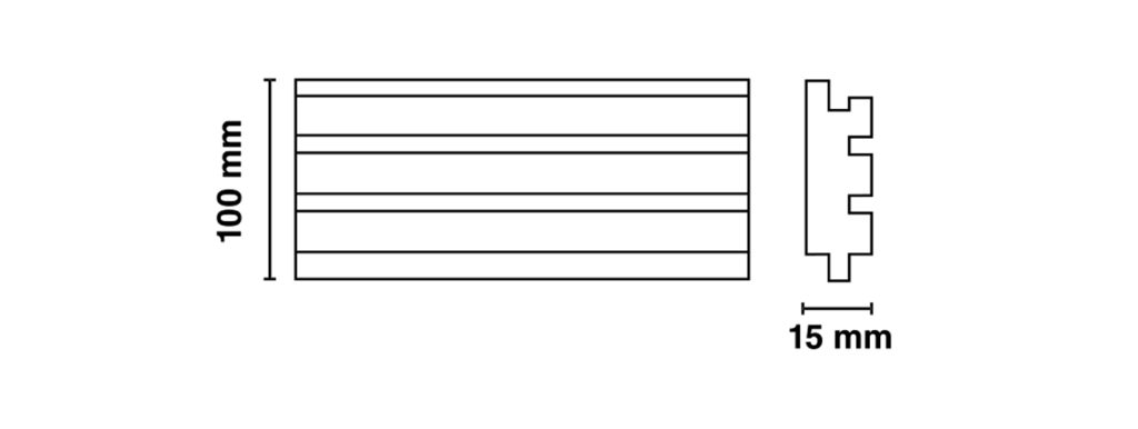 Panel ranurado - MH Parquets